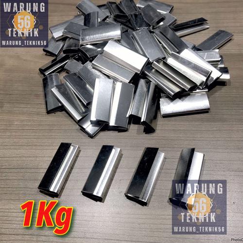 Jual CLAMP |KLEM SENG KALENG SEGEL TALI STRAPING | STRAPPING BAND 1 KG ...