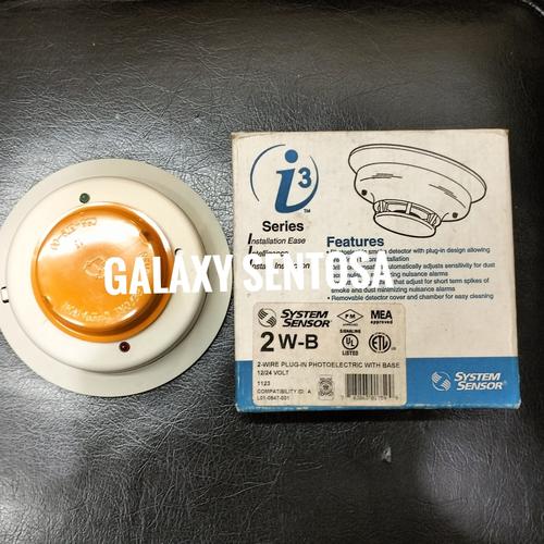Jual PHOTOELECTRIC SMOKE DETECTOR SYSTEM SENSOR MODEL 2W-B, i3 SERIES ...