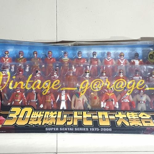 Jual figure sentai 30th anniversary red ranger bandai goggle v bioman ...