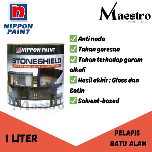 Jual Cat Pelapis Batu Alam NIPPON STONESHIELD 1 Liter Clear Gloss ...