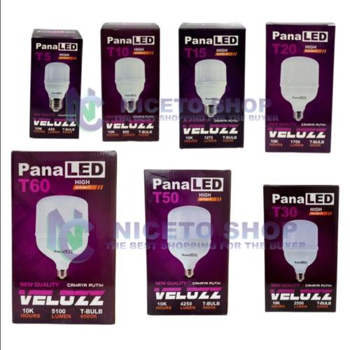 Jual LAMPU LED Panaled velozz 5w 10w 15w 20w 30w 40w 50w 60w bohlam led ...