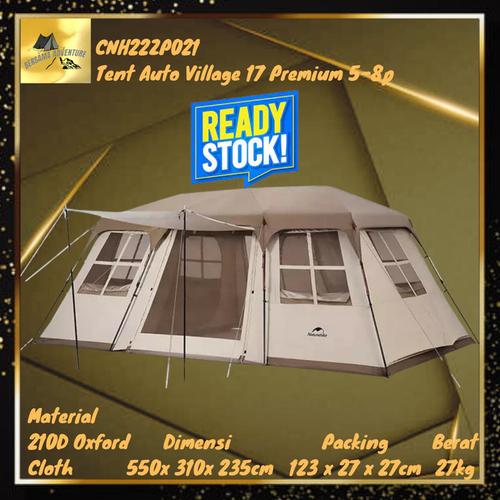 Jual Tenda Camping Naturehike CNH22ZP021 Auto Tent Village 17 New Release - Jakarta Utara ...