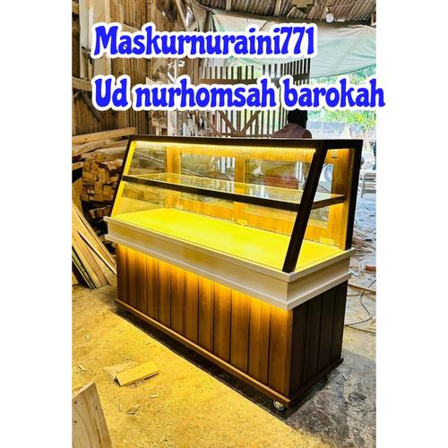 Jual etalase roti bakery / etalase roti hpl / booth bakery - Jakarta ...