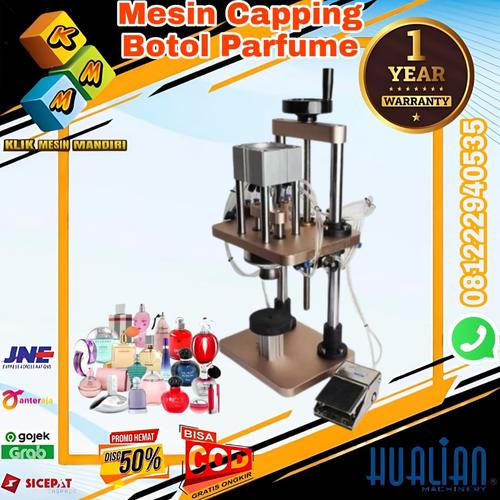 Jual Mesin Crimpping Botol Parfum Pneumatic Machine Capping Botol ...