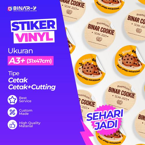 Jual Cetak sticker Vynil A3+ - sticker label A3+ - Sticker kemasan | 1 ...