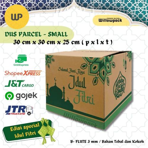 Jual Kardus Parcel Idul Fitri SMALL KECIL 30x30x25 Box Lebaran Sembako ...