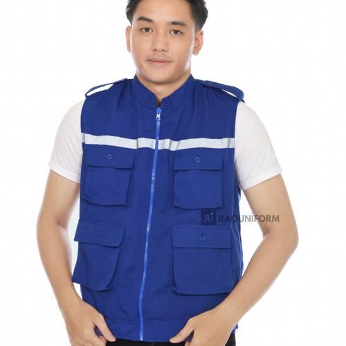 Promo Rompi Safety/Rompi Kerja Proyek/Rompi Custom Bordir/Rompi ...
