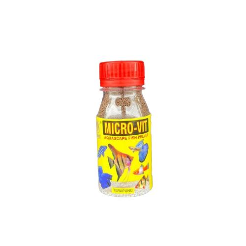 Jual AKARI Micro-Vit MicroVit Pellet Ikan Aquascape Guppy Neon Manfish ...