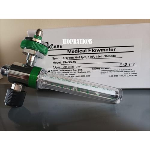 Jual Flowmeter Oksigen Dinding Bayi 0-1 lpm Connector JIS/OHMEDA ...