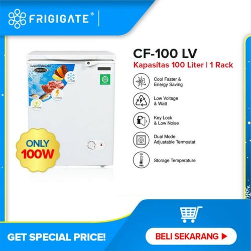 Jual FRIGIGATE F-100 LV CHEST FREEZER BOX 100 L LEMARI PEMBEKU 100 ...