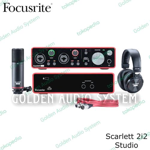 Jual Focusrite Scarlett 2i2 Studio 3rd GEN - Jakarta Barat - Golden ...