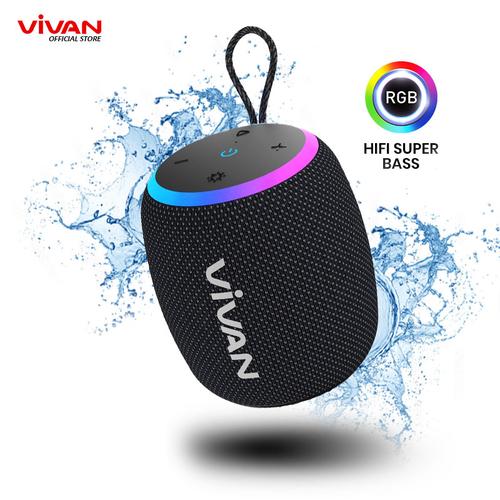 Promo VIVAN Bluetooth Speaker Surround Sound 360° Waterproof IPX7 Hi-Fi ...