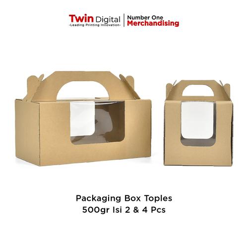 Jual Box Kardus Toples Jar Bulat 500gr /Dus Hampers /Kotak Kue ...