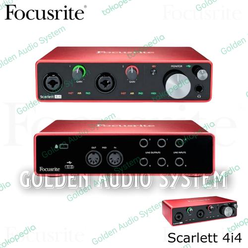 Jual FOCUSRITE SCARLETT 4I4 3RD GEN - Jakarta Barat - Golden Audio ...