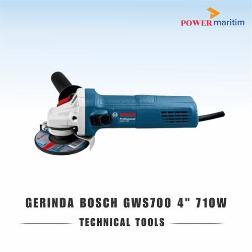 Jual Mesin Gerinda Tangan Merk Bosch Type GWS 700 / GWS 060 4 Inch 710 ...