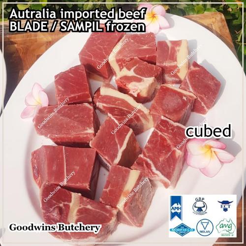 Jual Daging RENDANG oseng dendeng empal BEEF BLADE Australia saikoro ...