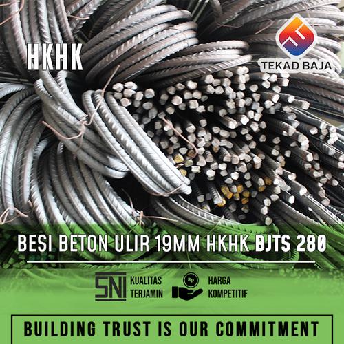 Jual Besi Beton Ulir 19 MM BJTS 280 Merk HKHK FULL SNI (BERSERTIFIKAT ...
