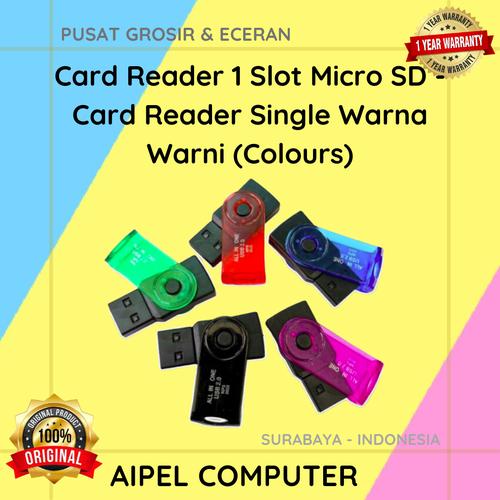 Jual CR1 | CARD READER 1 SLOT MICRO (COLOURS) - Kota Surabaya - AIPEL ...