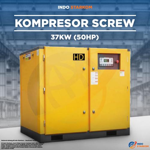 Jual Hande Kompresor Udara Screw 50 HP 37 Kw Air Compressor Screw 50HP 37Kw - Fixed Speed ...