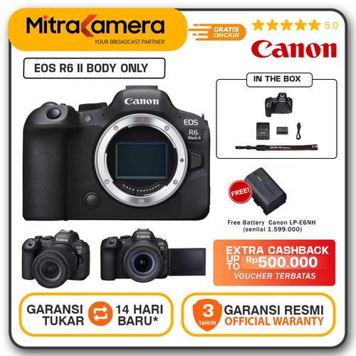 Promo Canon EOS R6 Mark II Mirrorless Camera Body Only / Canon EOS R6II ...