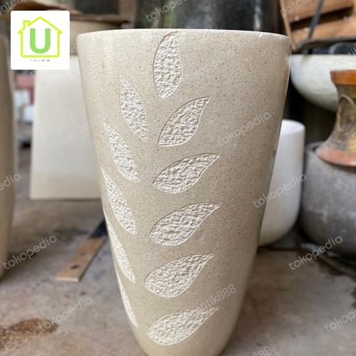 Jual pot teraso uin tinggi ukir bunga 70x40 - Kota Depok - potcantik888 ...