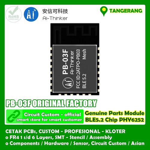 Jual Ai Thinker Modul Bluetooth PB03F / PB 03F / PB-03F BLE5.2 ...