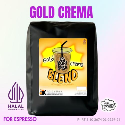 Promo Kopi Gold Crema Espresso Blend 1kg untuk kopi susu - Giling Kasar ...