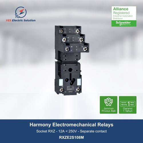 Promo Schneider Socket RXZ 12A - 250V Connector - For RXM2 - RXZE2S108M - Kota Surabaya - YES ...