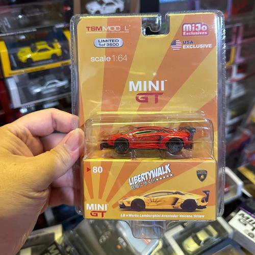 Jual Mini GT 80 Lamborghini aventador volcano yellow no 80 Chase Car ...