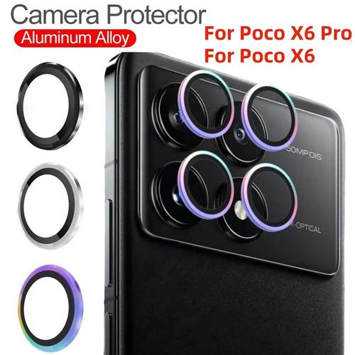 Jual ring tempered glass kamera poco x6 , x6 pro 5G camera protector ...