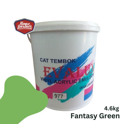 Jual Cat Tembok Murah 23kg Evalux FANTASY GREEN Interior dan Eksterior ...