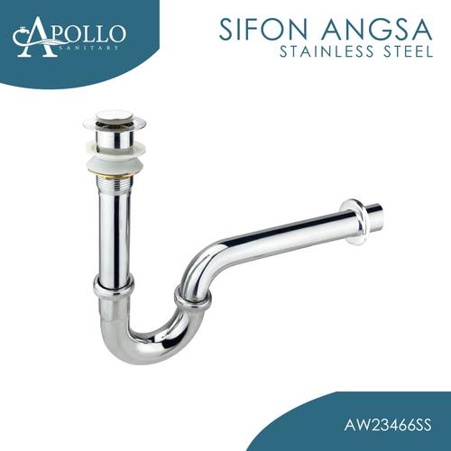 Jual Sifon angsa universal stainless steel / pipa pembuangan wastafel ...