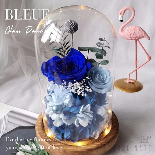 Jual BUNGA LAMPU FLOWER GLASS DOME LED ROSE VALENTINE BOUQUET HAMPERS ...