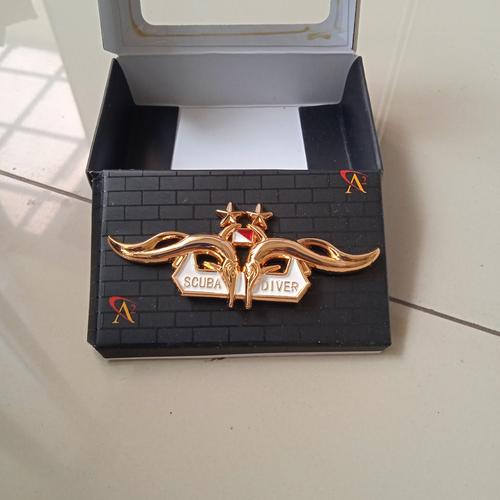 Jual super exclusive brevet wing pdh scuba diver bintang dua - Kota ...