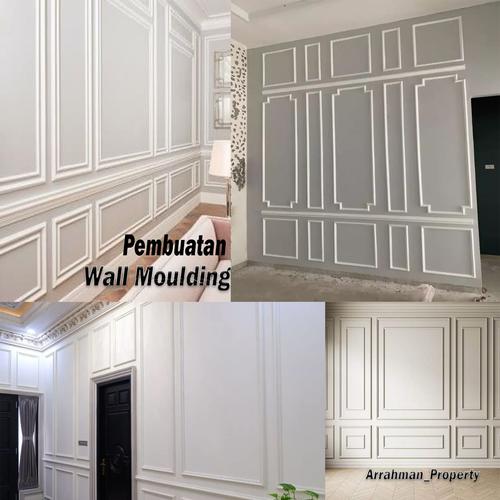 Jual Pembuatan Wall MOULDING DINDING - Pasang Moulding Gypsum Dinding ...
