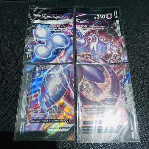 Jual Mewtwo V union V-union promo Kartu pokemon TCG Indonesia card set ...