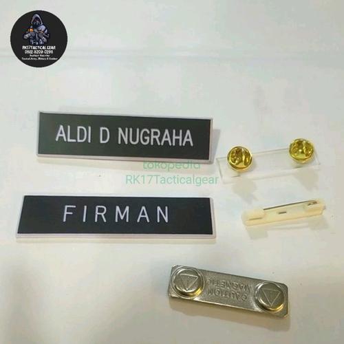Jual Name tag Murah berkualitas/ Papan nama/ Nama dada grafir - Paku ...