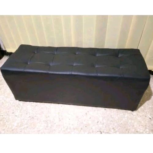 Jual Bench Sofa Cafe Stool Tarikan Panjang - Hitam, 100cm - Kota ...