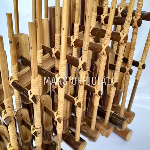 Jual Angklung Bambu Hitam 8 nada 1 OKTAF ukuran TK/MINI Bambu Hitam ...