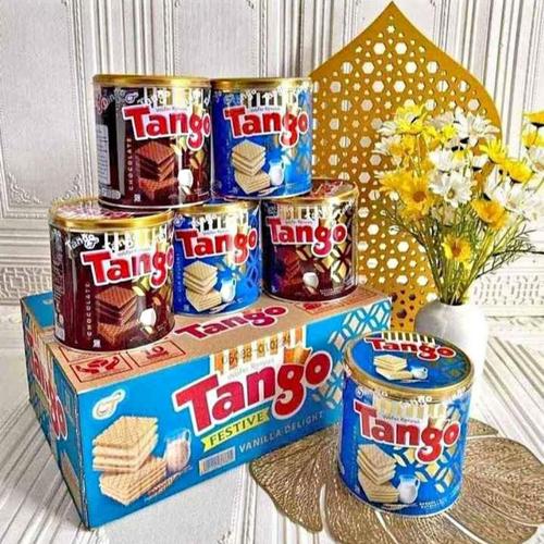 Jual Tango Wafer Kaleng 1 Dus Mix Coklat Vanilla (Karton) Promo Beli ...