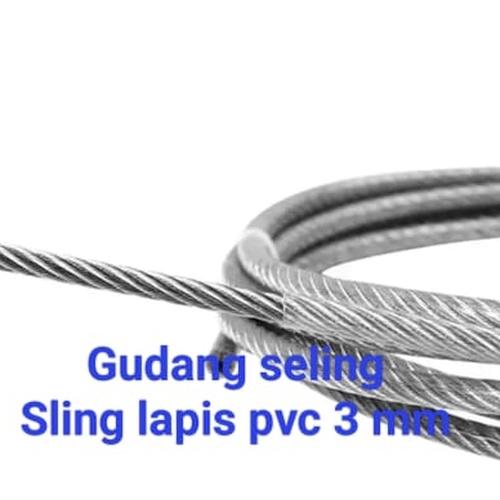 Jual kawat sling baja lapis pvc 3mm / kawat seling baja lapis pvc 3mm - Jakarta Barat - Gudang ...