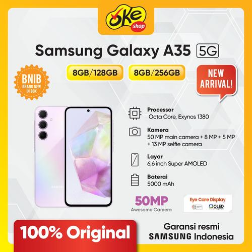 Jual Samsung Galaxy A35 5G (8GB/256GB) - Garansi Resmi Sein - Light ...