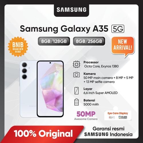 Jual Samsung Galaxy A35 5G - Garansi Resmi Samsung - Ice Blue, 256GB ...