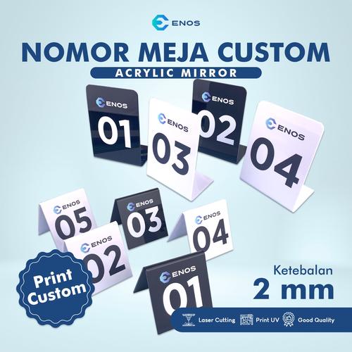 Jual NOMOR MEJA AKRILIK /NOMOR MEJA CAFE ACRYLIC/NOMOR MEJA CUSTOM ...