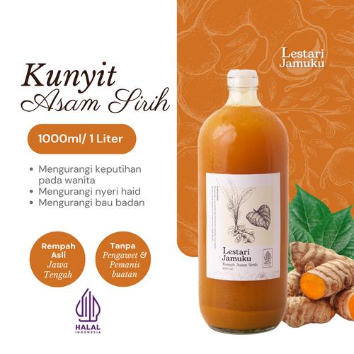 Jual Jamu Kunyit Asam Sirih 1 Liter / 1000 ml Ready to Drink - Normal - Kab. Tangerang - Lestari ...