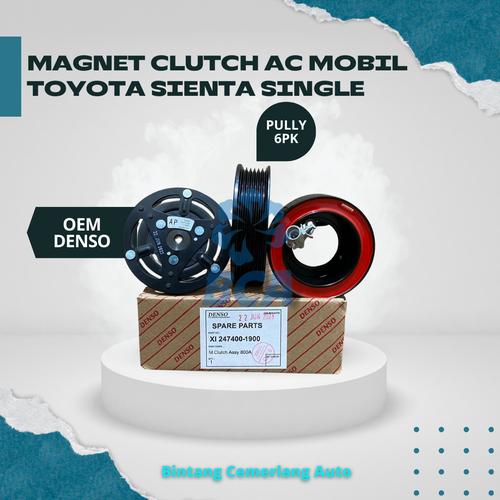 Jual MAGNET CLUTCH AC MOBIL TOYOTA SIENTA DOUBLE SINGLE DUS DENSO ...