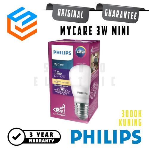 Jual Lampu Bohlam LED Philips Mycare Mini Bulb 3 Watt Kuning - 3W 3 W 3Watt - Jakarta Barat ...