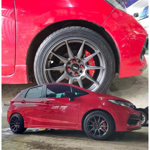 Jual modifikasi velg mobil honda jazz pakai velg hsr ring 15 celong ...