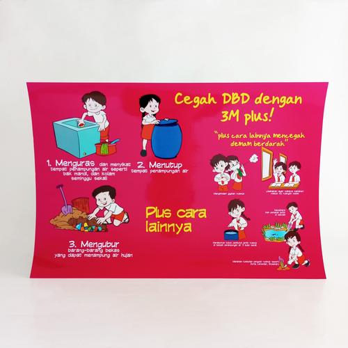 Jual Poster Cegah DBD Dengan 3M Plus/ Poster Demam Berdarah/ Poster Edukasi - Kab. Sleman ...
