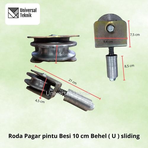 Jual RODA PAGAR SLIDING BESI Behel ( U ) 10 cm - Kab. Tangerang ...